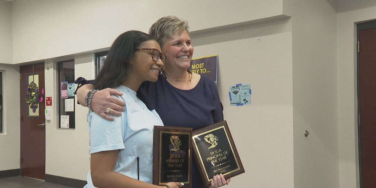 Bay High principal and senior recognized at FASC District One Convention Bay High principal and senior recognized at FASC District One Convention